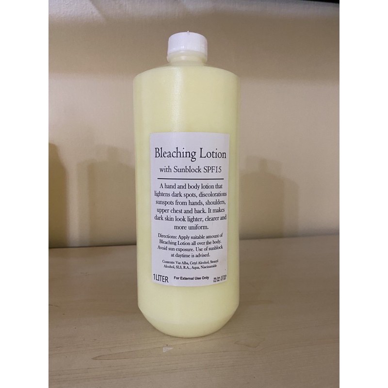 Bleaching Lotion (1 Liter) | Shopee Philippines