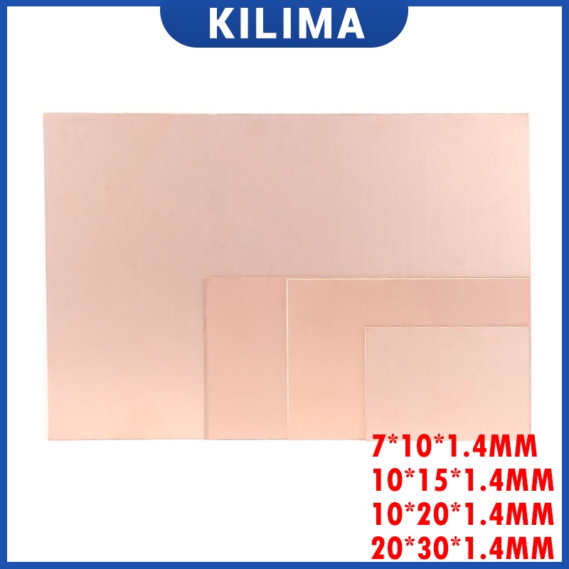 PCB Copper Clad Laminate One Single Side Plate CCL 7x10 10x15 10x20 ...