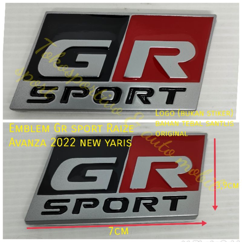 Logo Emblem Emblem Letter Emblem for Toyota GR SPORT original GR SPORT ...