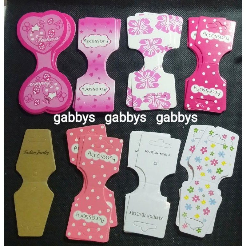 Display cards 10 pcs/pack(for product packaging,scrunchies) | Shopee ...