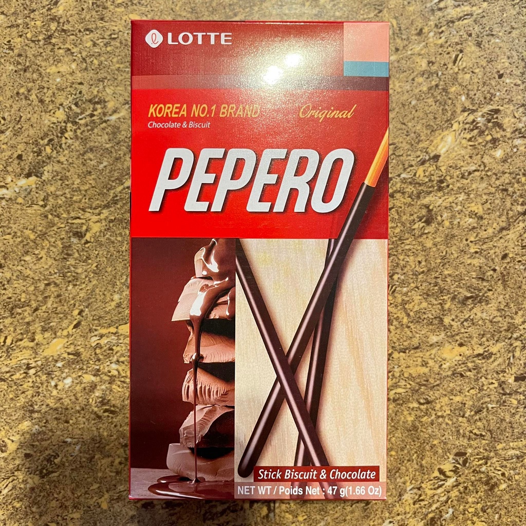 Pepero Stick Biscuit and Chocolate, 47g | Shopee Philippines