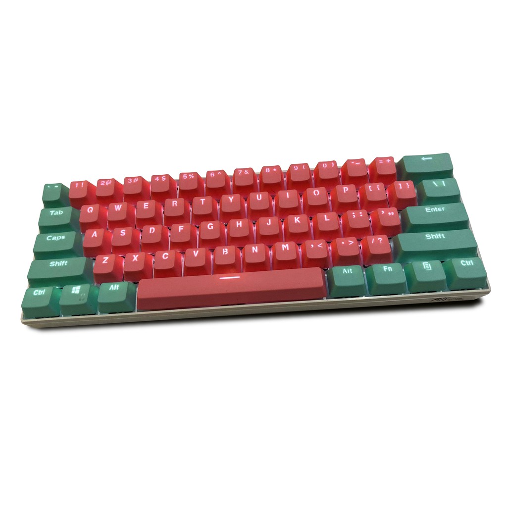 Cyan Pink Keycap,Topwang 61 PBT keycaps Specials event Keycaps, backlit ...