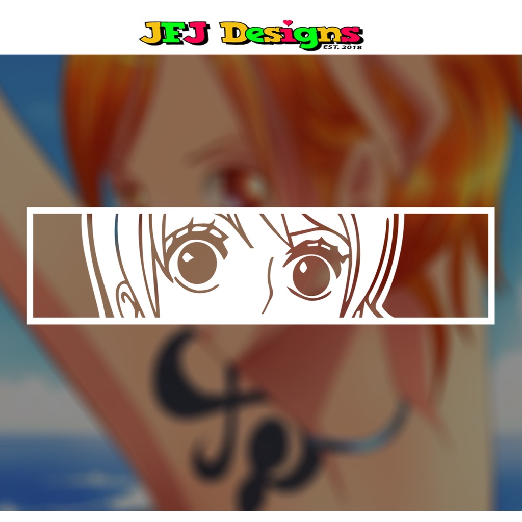 ONE PIECE NAMI CUTOUT VINYL STICKER | Shopee Philippines