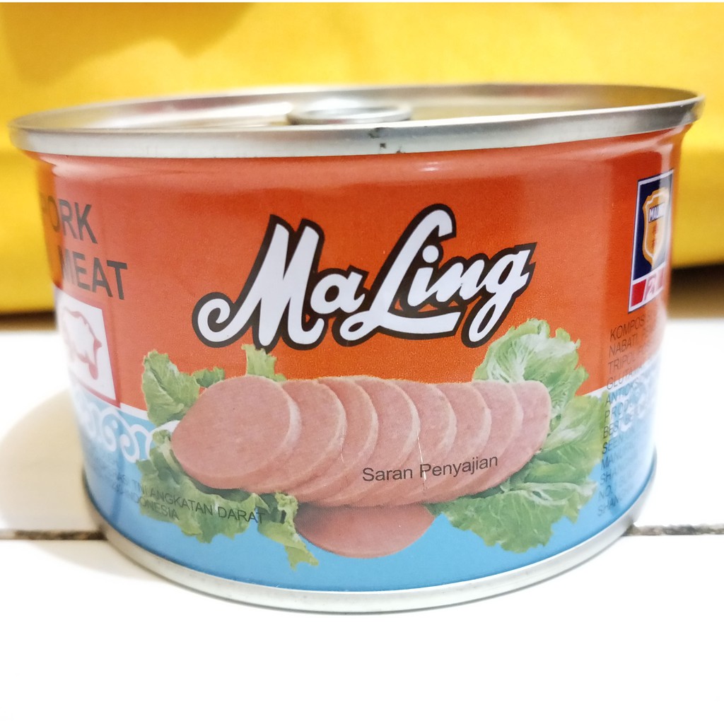 Ham Maling / Luncheon Meat Pork Canned TTS Brand (397 gr) LARGE ...