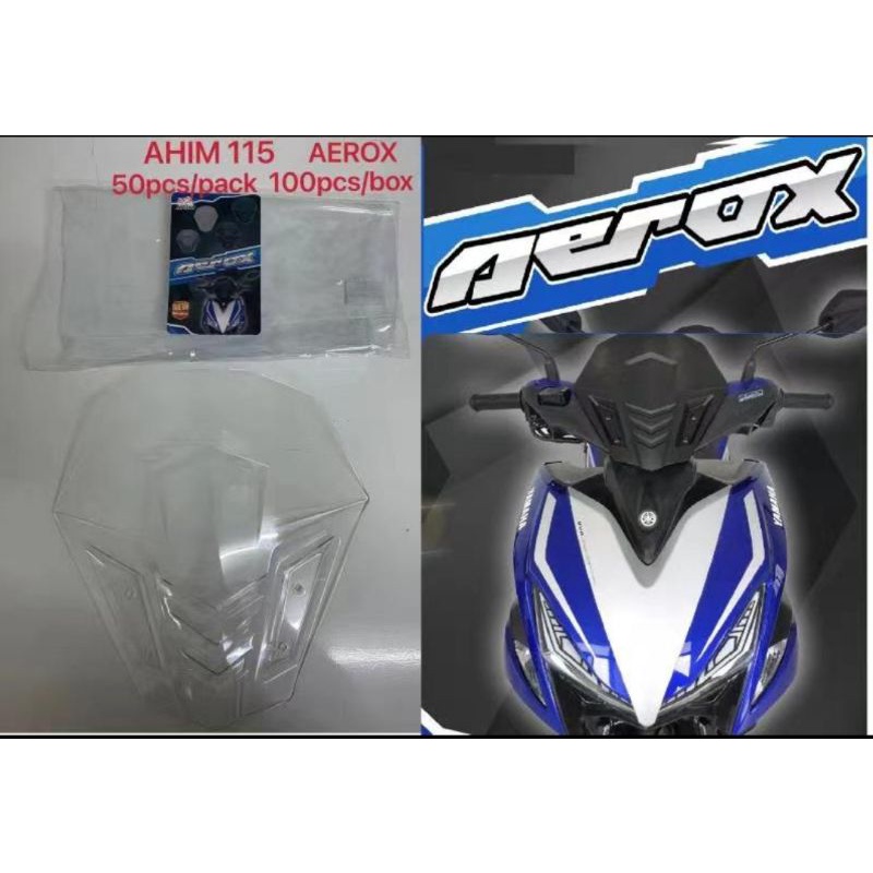 Aerox Visor Windshield For Aerox V1 V2 Transparent | Shopee Philippines
