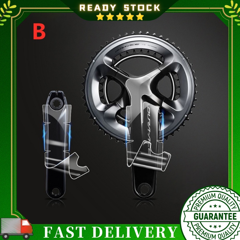 Bicycle Crank Protector Stickers Decals Road Bike Adhesive TPH For-SRAM ...