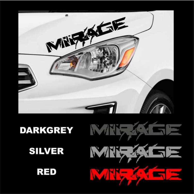 Mitsubishi Mirage Monster Claw Sticker for Hood | Shopee Philippines