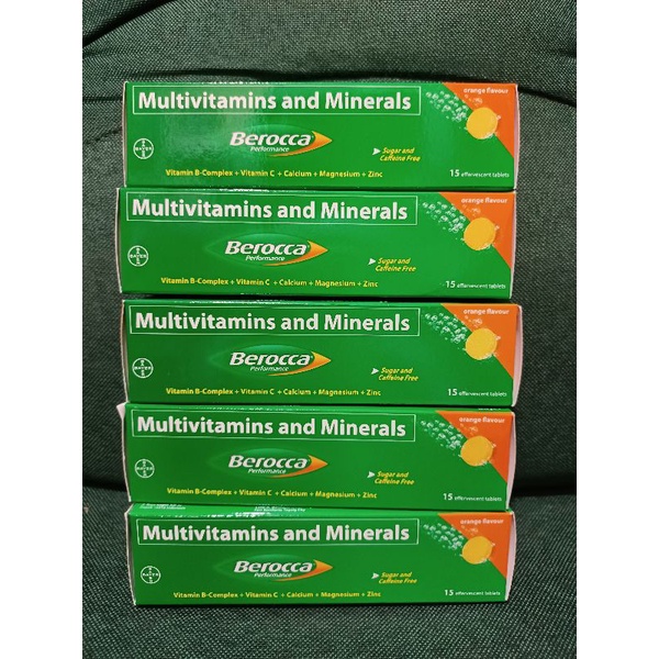 Berocca Multivitamins and Mineral 15 Tablets | Shopee Philippines