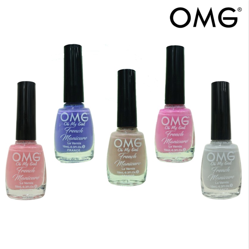 OMG French Manicure Nail Lacquer Polish 10ml | Shopee Philippines