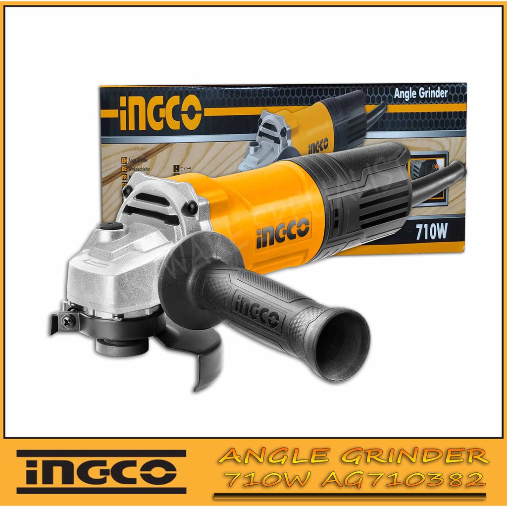 Ingco Angle Grinder 710W AG710832 | Shopee Philippines