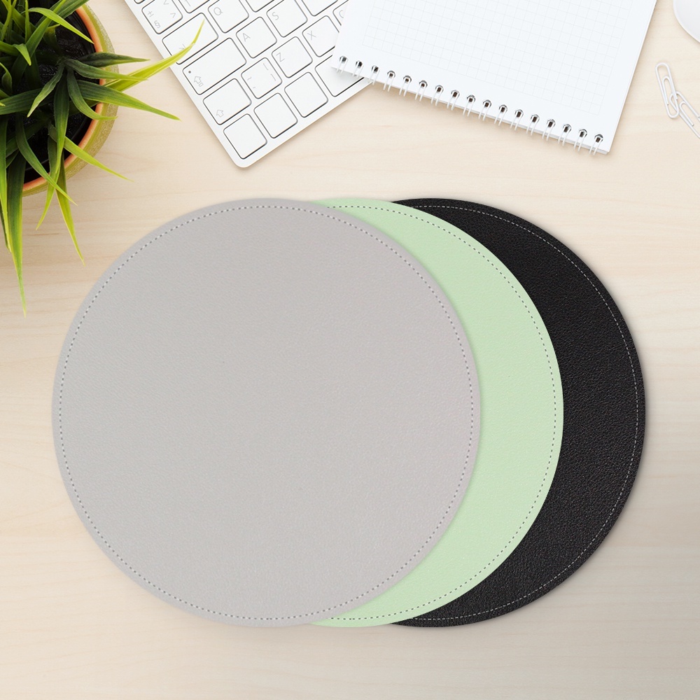 GOOJODOQ Mouse Pad Single-sided Solid Color Computer Office Game Table ...