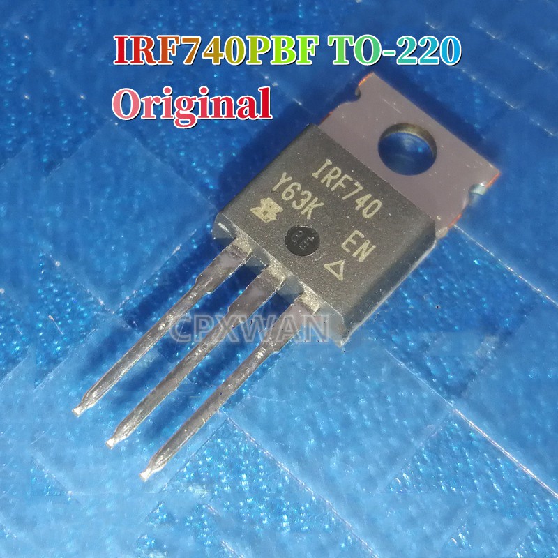 10pcs Original IRF740PBF TO-220 IRF740 TO220 10A/400V N-channel MOSFET transistor New Original ...