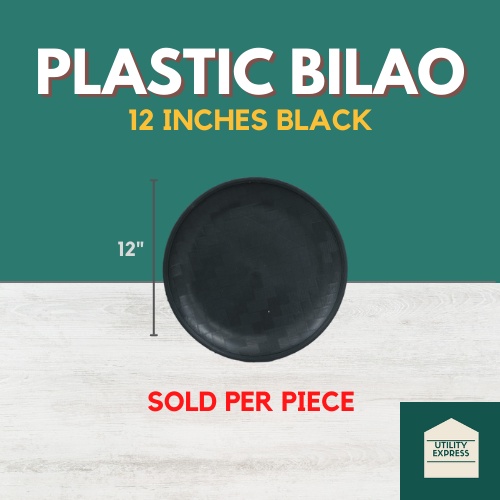 Plastic Bilao Black 9" / 10" / 12" / 14" / 15" / 16" / 18" (7 sizes ...