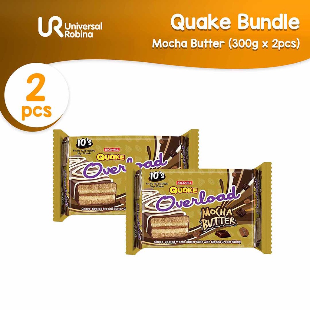2 x Quake Overload Mocha Butter (30g x 10) | Shopee Philippines