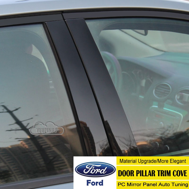 FORD Car Window B Pillars Mirror Posts Sticker Decal Auto Tuning Car ...