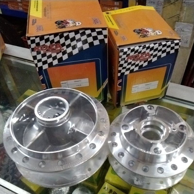 motorcycle hub set Xrm 125 trinity rear and front disc brake with color ...