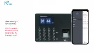 NGTeco W2 Fingerprint Time Attendance Machine WiFi/APP Time Recorder ...