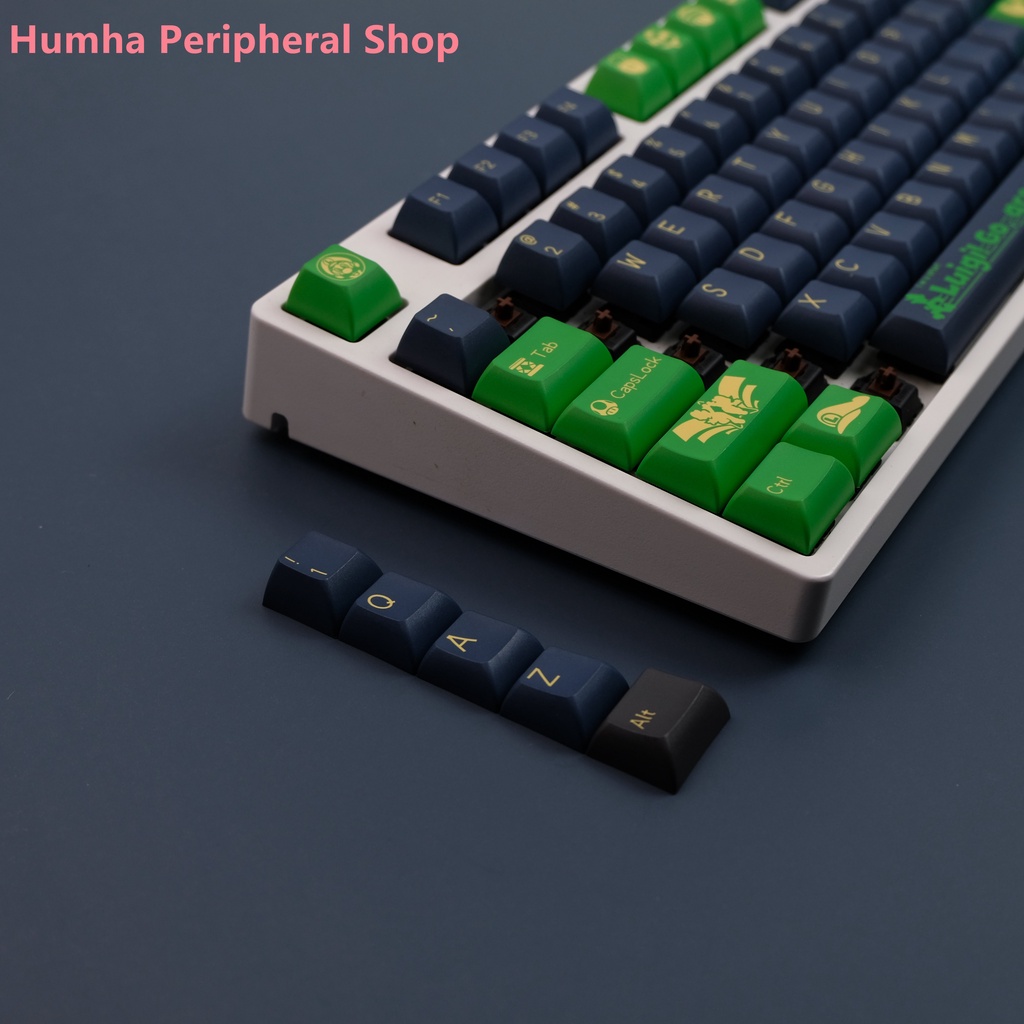 Humha Luigi keycap 142 keys PBT material Dye-Sublimation KCA profile ...