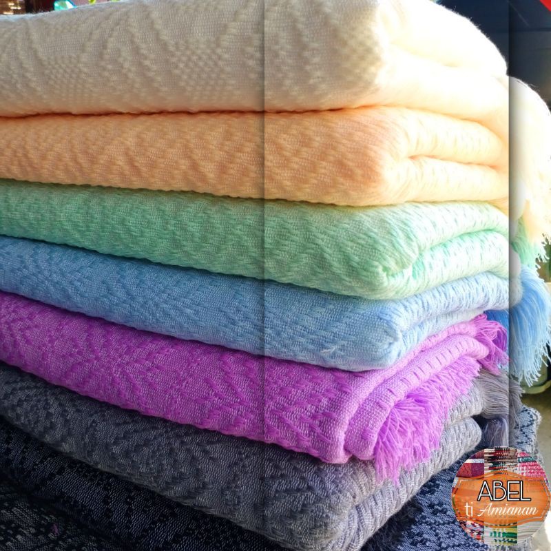 ILOCO INABEL REVERSIBLE TASSLED BED COVER/BLANKET | Shopee Philippines