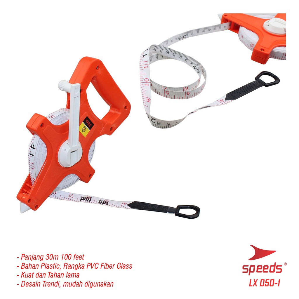 Koolreel Fiberglass Tape Measure Hand Ruler Inch Metric Scale 100m ...