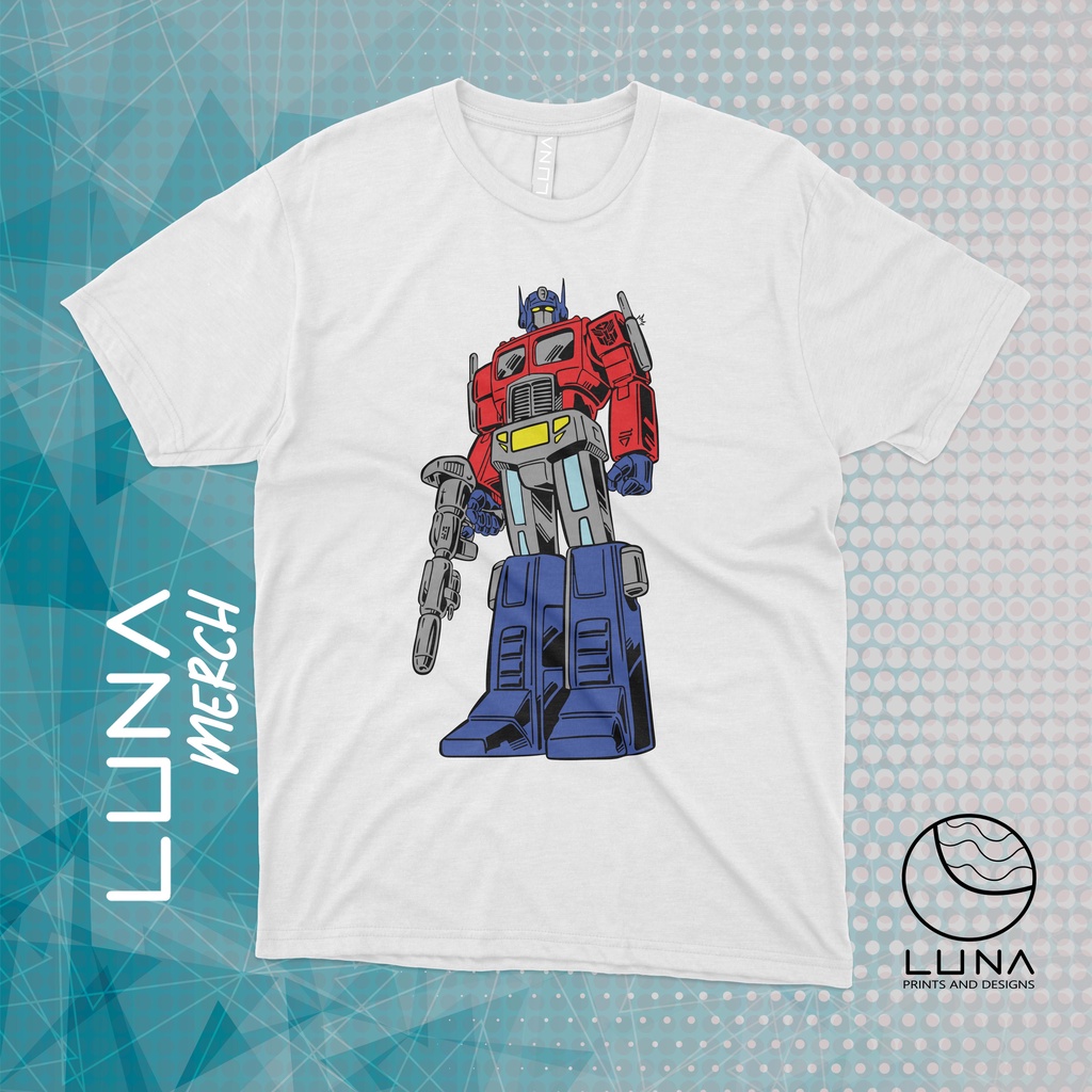Kid's Clothing - Transformers - Optimus Prime Cartoon Shirt- The Luna ...