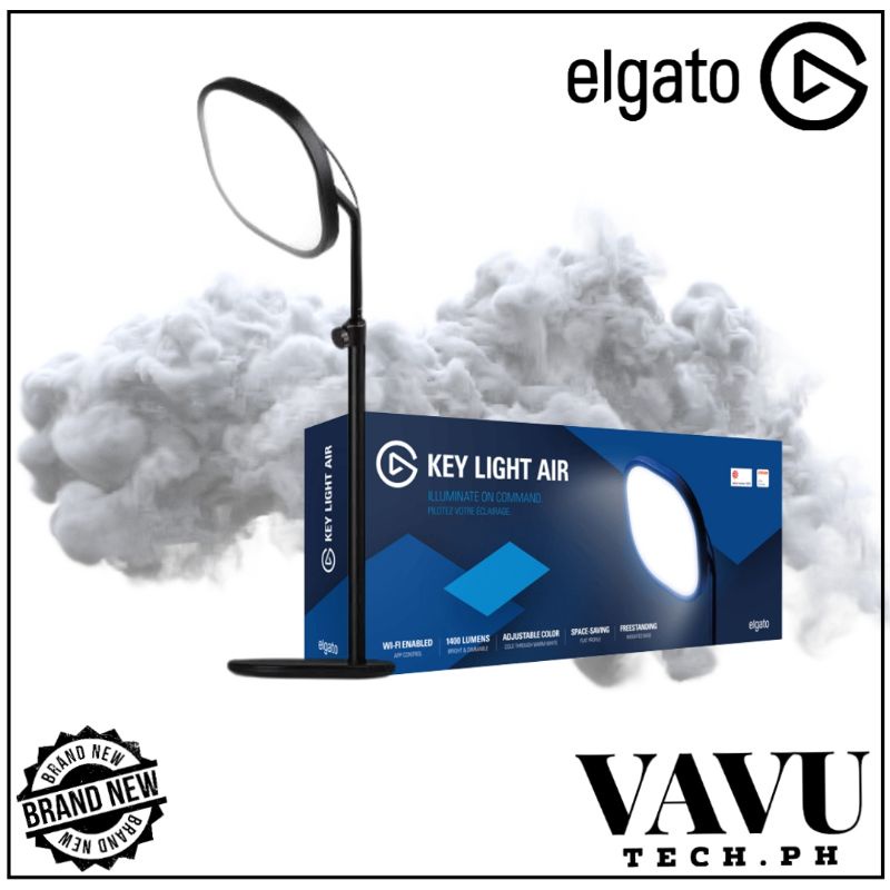 Elgato Key Light Air Professional LED Panel with 1400 lumens, Multi ...