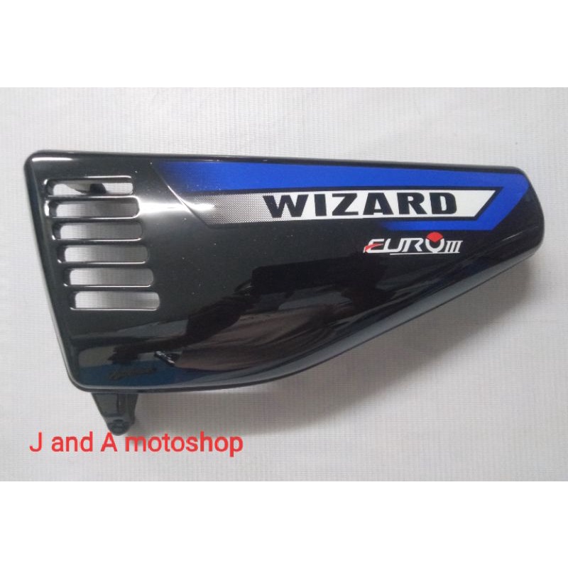 Skygo Side Cover , Left Side (Blue) - Euro III / Wizard 125 | Shopee ...