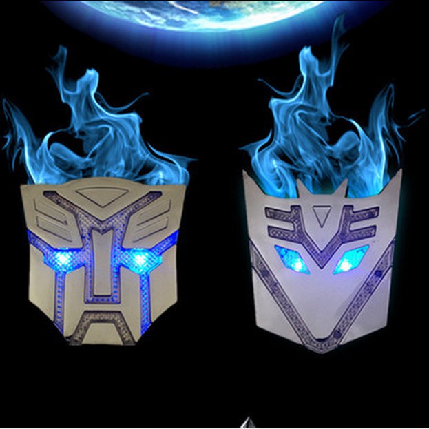 Solar Transformers LED Strobe Lights Car Stickers Car Change Decorative ...