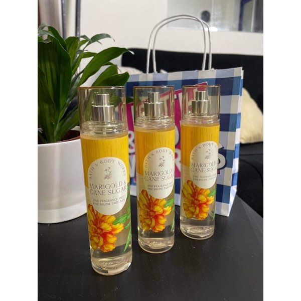 Marigold & Cane Sugar Body Mist 236ml - Bath and Body Works | Shopee ...