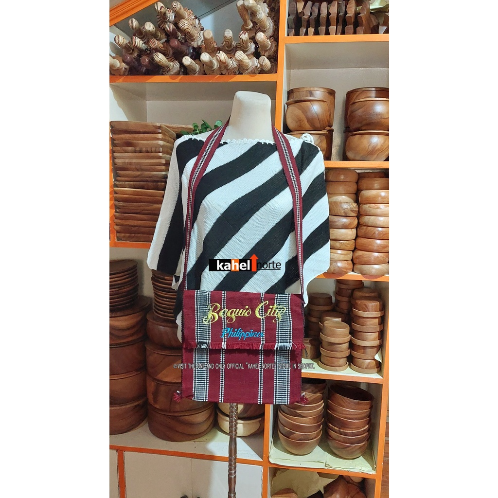 Baguio Inabel Woven Body Bag Sling Bag Souvenir Bag | Shopee Philippines