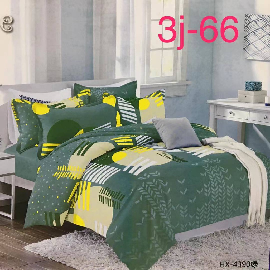 3in1 Single size Cotton bedsheets set premium quality | Shopee Philippines