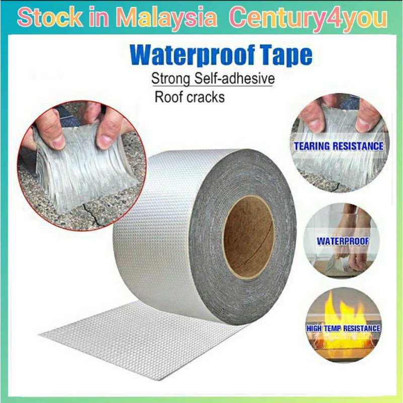 Aluminum Waterproof Roof Tape Adhesive Gam Tampal Zink Tank Paip Roof ...