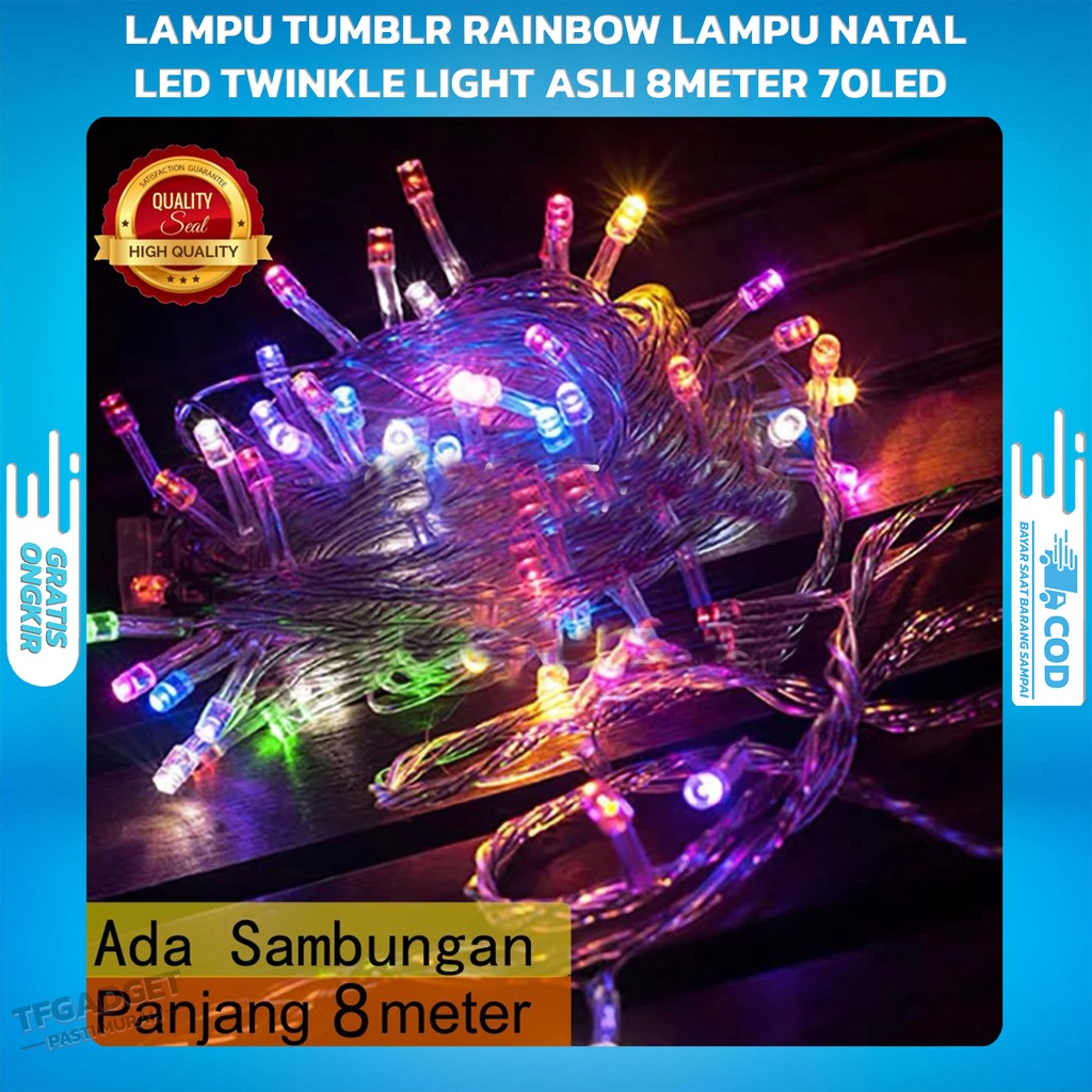 Rainbow Tumblr Lights Christmas Lights Led Twinkle Light Original ...