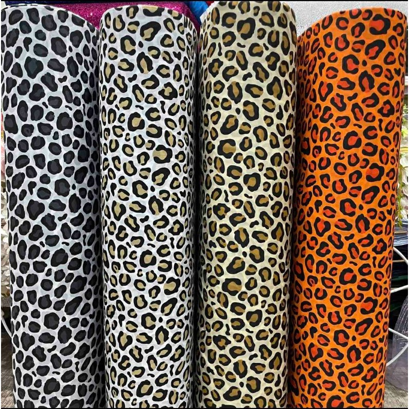 Leopard Print Cloth Tela 60" Width (Sold Per Yard) | Shopee Philippines