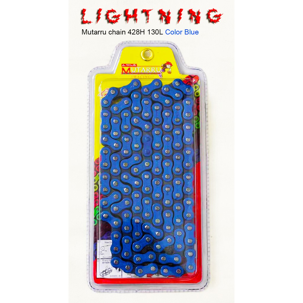 Mutarru chain 428H 130L Color Pink Green Blue Red | Shopee Philippines