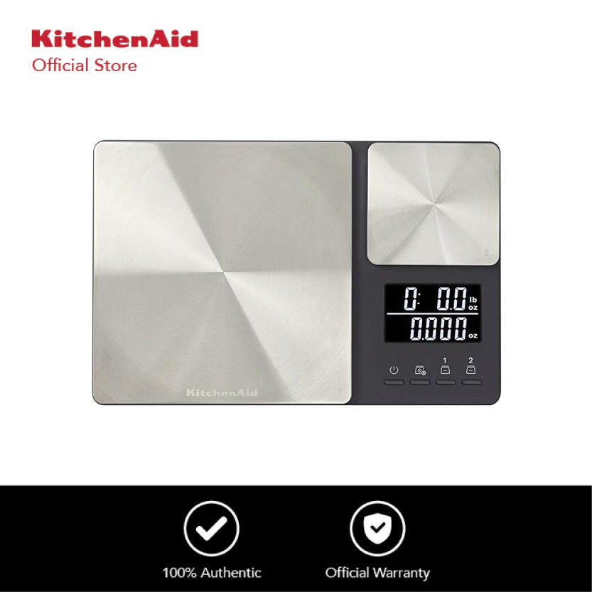 KitchenAid Dual Platform SS Digital Kitchen Scale (Food and Baking ...