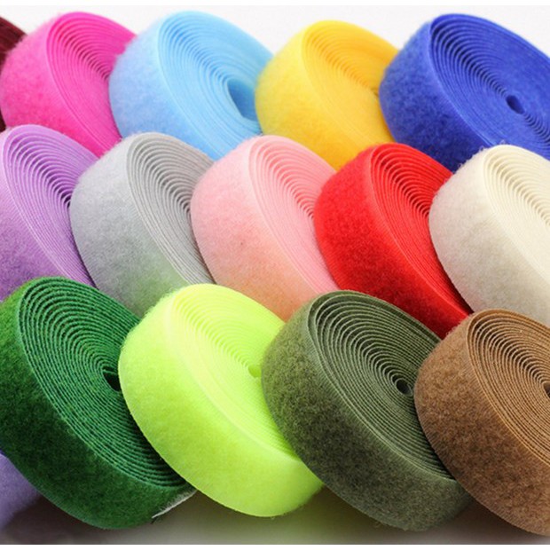 2cmx1Meter Colorful Nylon Hook Loop Fastener No Glue Sewing MagicTies ...