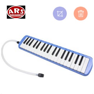 Melodica Horn 37 Keys Wind Instrument with Hard Case Blue,Pink, Red ...