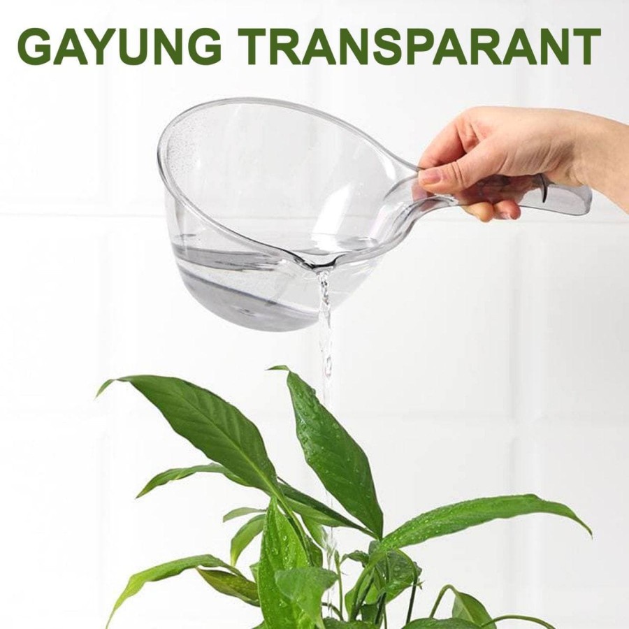 Dipper Bath Dipper Transparent Water toilet Dipper Wash Vegetables ...