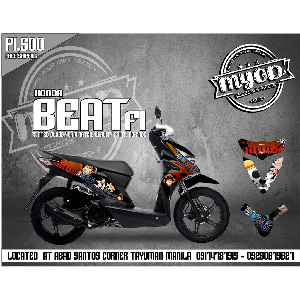 Sticker Decal Beat Fi (printout) | Shopee Philippines