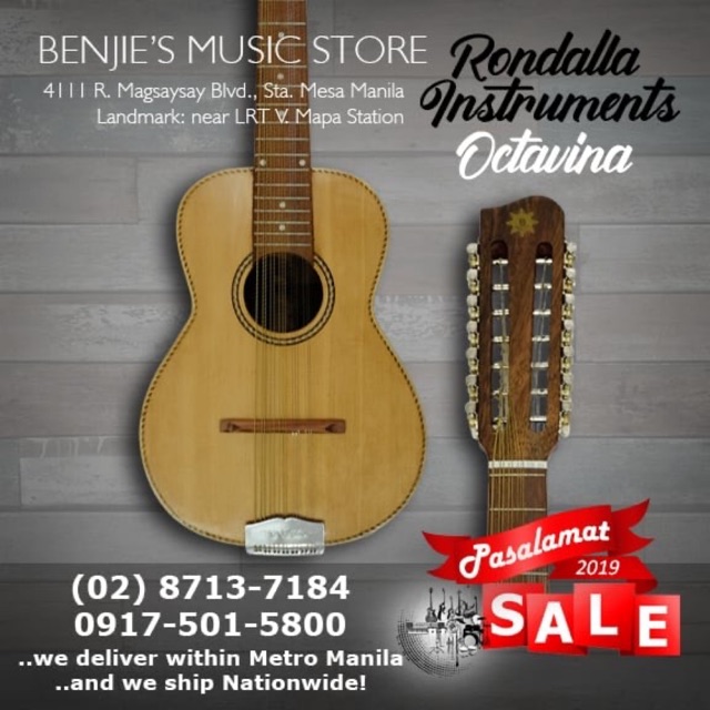 Benjies Octavina Special (7strings ): Filipino instrumen | Shopee ...