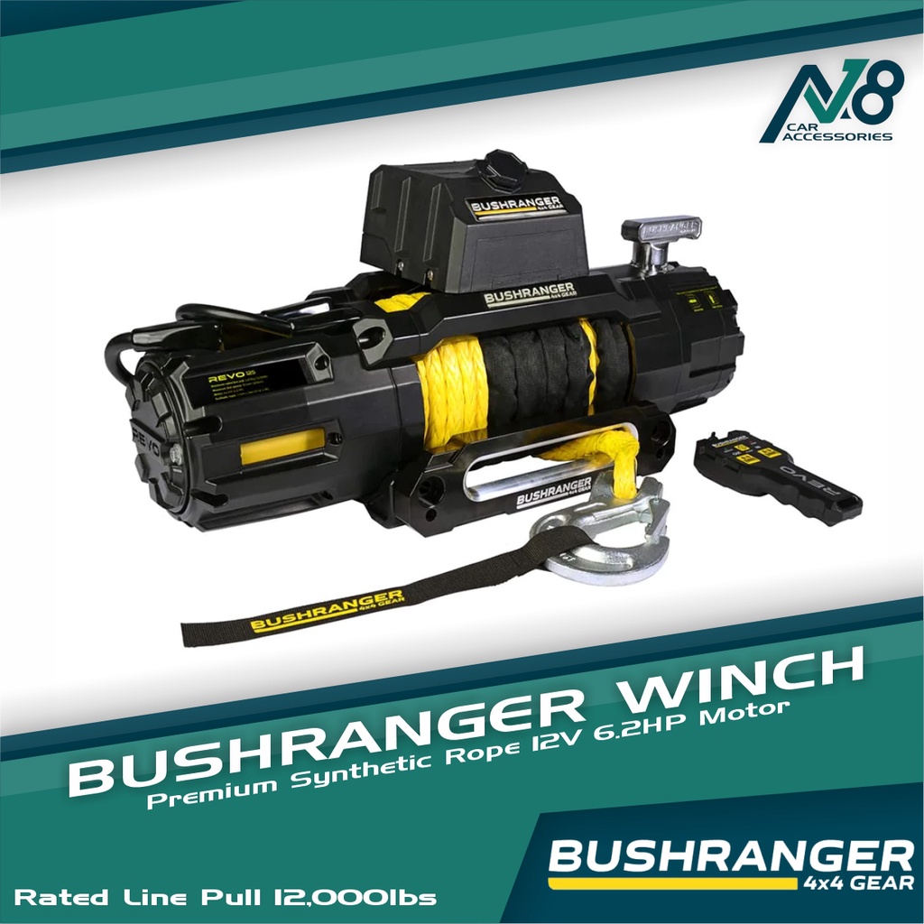 Bushranger Winch Synthetic Rope 12,000lbs Genuine PN#RWR100S | Shopee ...