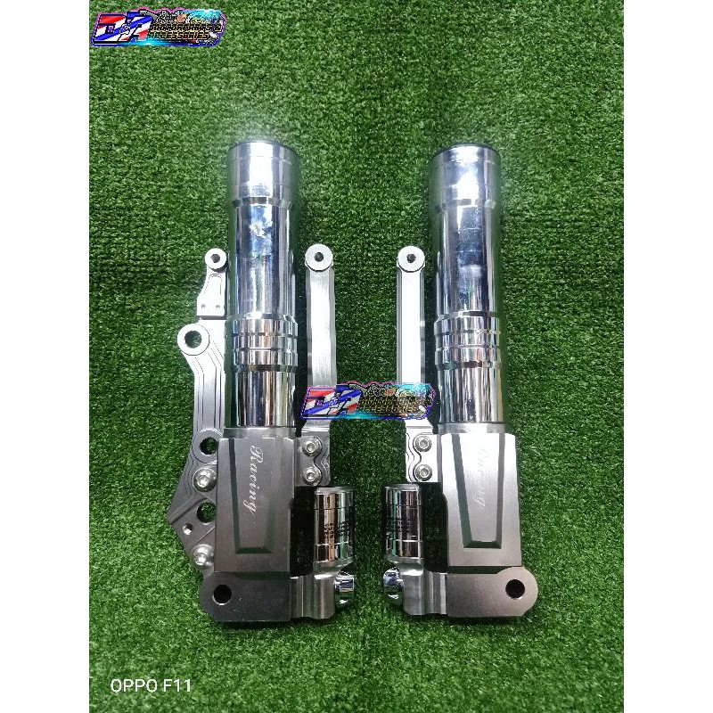 TTGR RACING FRONT SHOCK COVER FOR NMAX v1 & v2 (GOLD & SILVER) | Shopee ...