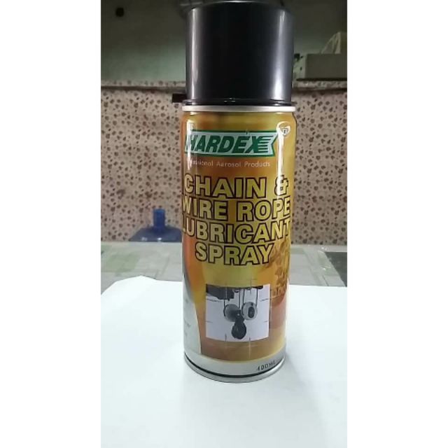 Hardex Chain and Wire Rope Lubricant spray 400ml | Shopee Philippines