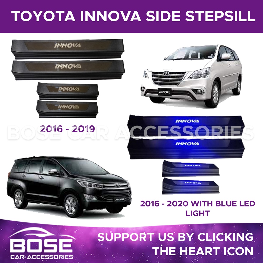 Toyota Innova 2016 - 2023 Side Stepsill Door Scuffplate Anti Scratch ...