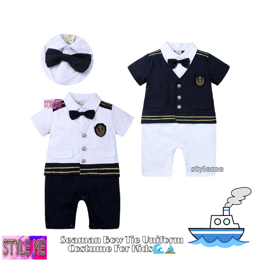 Seaman Career Suit Costume Overall Romper Cosplay Role play Birthday ...
