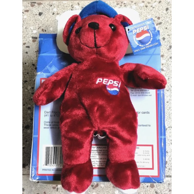 PEPSI LIMITED EDITION RED BEAN RARE BEAR | Shopee Philippines