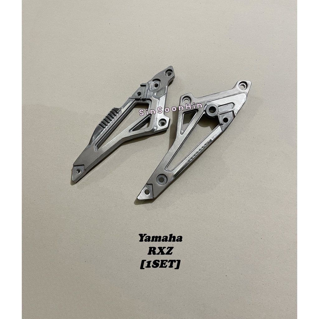 Yamaha RXZ OLD Rear Foot Rest Bracket 1SET [POLISH] tapak pemijak kaki ...