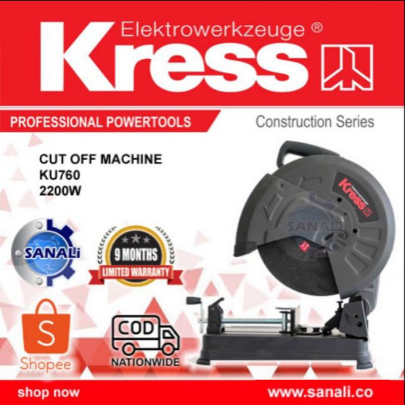 KRESS Cut Off Machine KU760 (2200W) | Shopee Philippines
