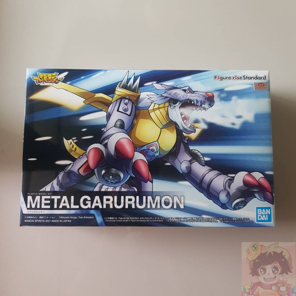 BANDAI DIGIMON Figure-Rise Standard-MetalGarurumon Anime ADVENTURE Ver ...